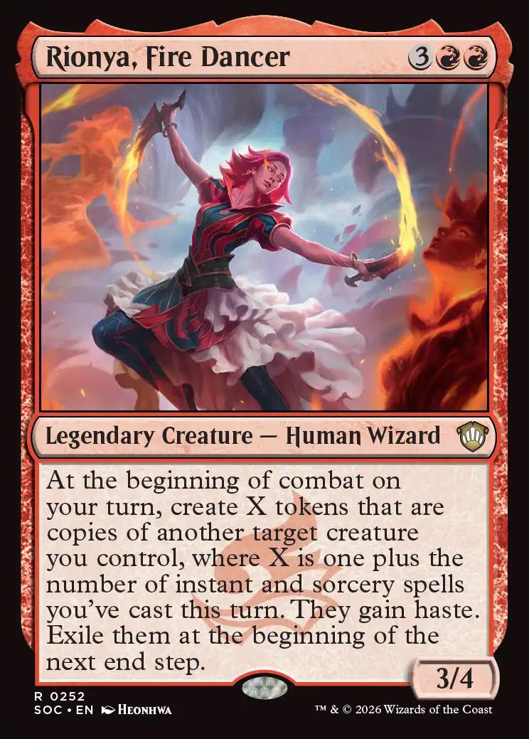 Secrets of Strixhaven Commander Decks: Rionya, Fire Dancer