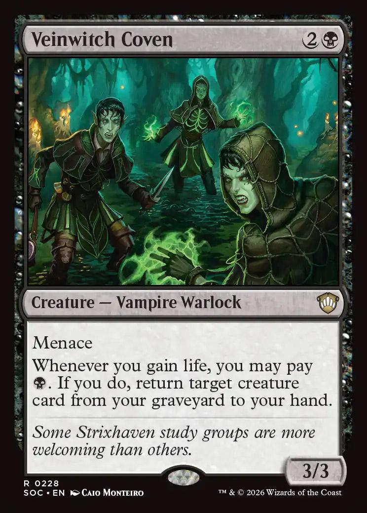 Secrets of Strixhaven Commander Decks: Veinwitch Coven