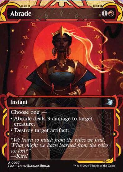 Secrets of Strixhaven Mystical Archive Foil: Abrade