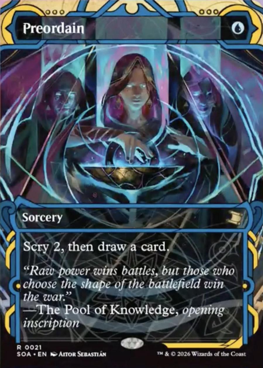 Secrets of Strixhaven Mystical Archive Foil: Preordain
