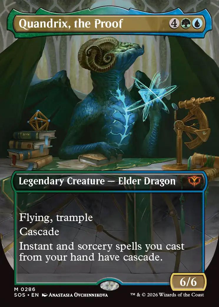 Secrets of Strixhaven Variants: Quandrix, the Proof (0286 - Borderless)