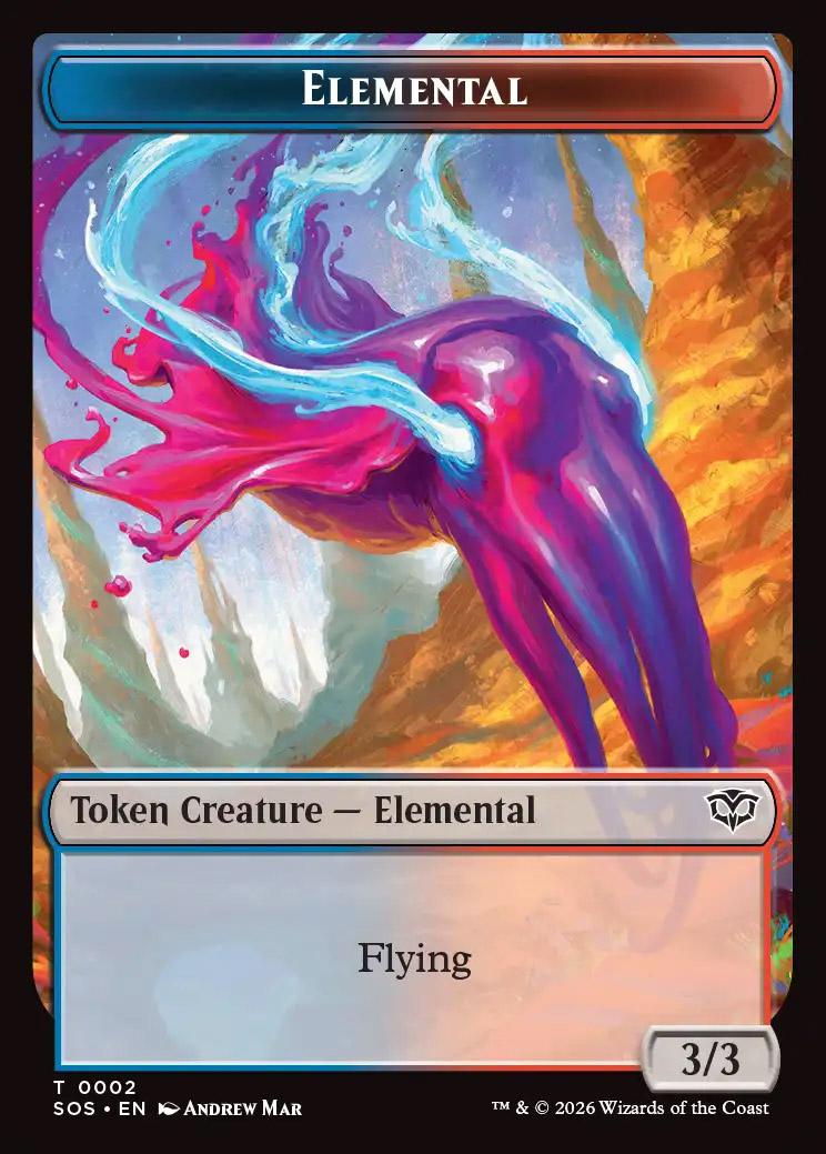 Secrets of Strixhaven: Elemental Token (0002)