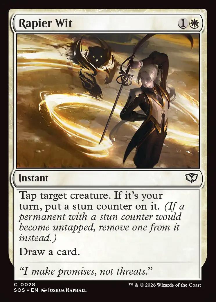 Secrets of Strixhaven Foil: Rapier Wit