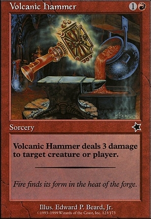 Volcanic Hammer | Starter 1999 | Card Kingdom