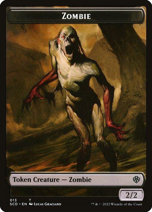 Zombie Token // Zombie Knight Token | Starter Commander Decks ...