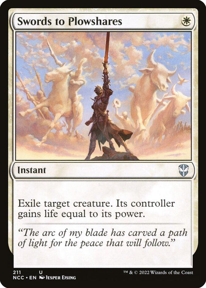 Swords to Plowshares | Streets of New Capenna Commander Decks ...