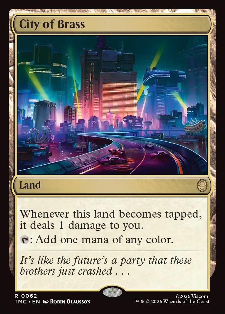 Teenage Mutant Ninja Turtles Eternal-Legal Foil: City of Brass (Surge Foil)