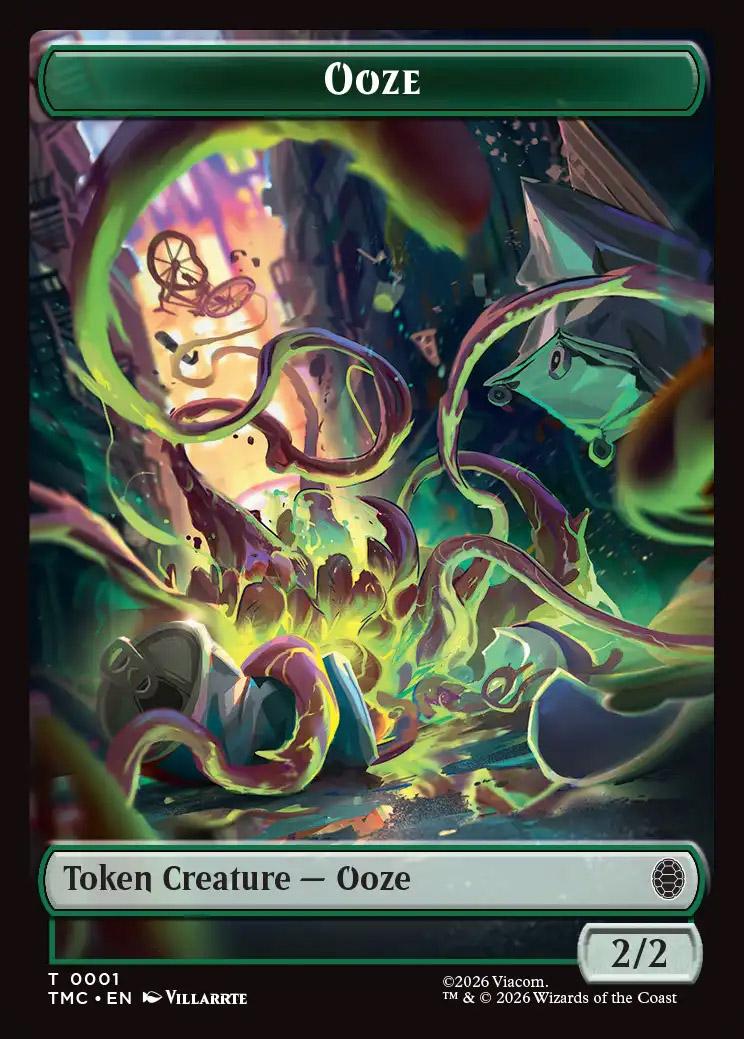 Teenage Mutant Ninja Turtles Eternal-Legal Foil: Ooze Token (0001)