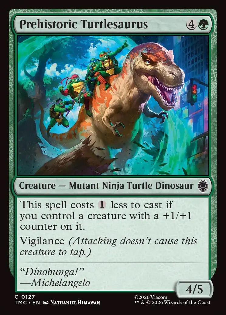 Teenage Mutant Ninja Turtles Eternal-Legal: Prehistoric Turtlesaurus