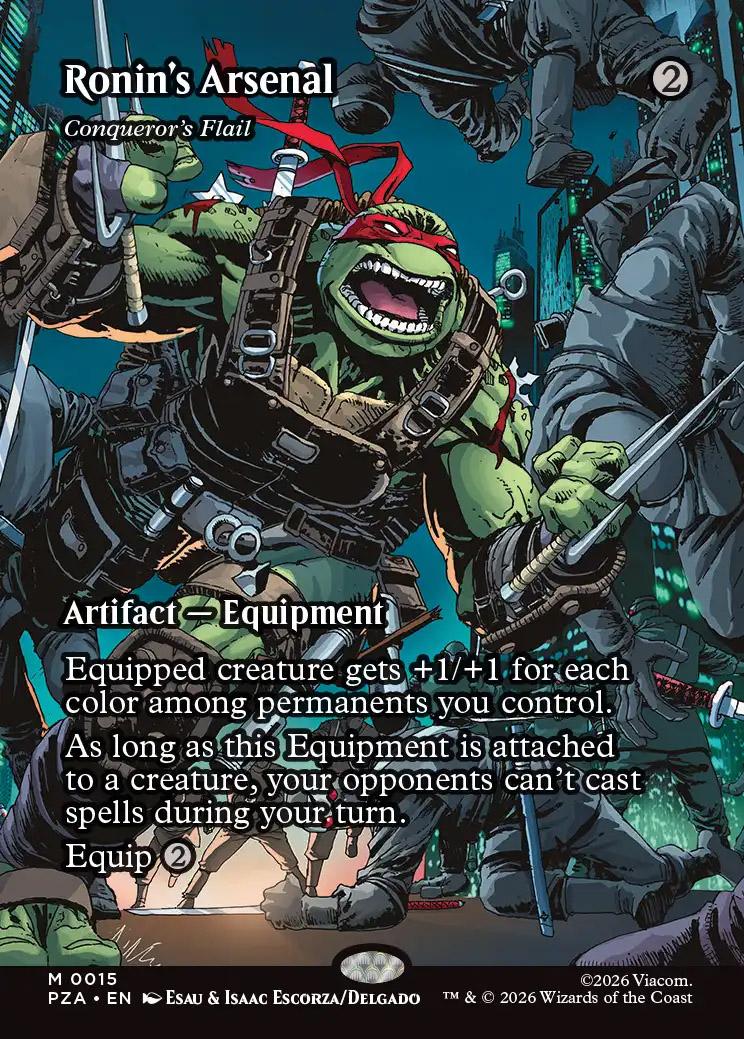 Teenage Mutant Ninja Turtles Source Material Cards: Conqueror's Flail ...