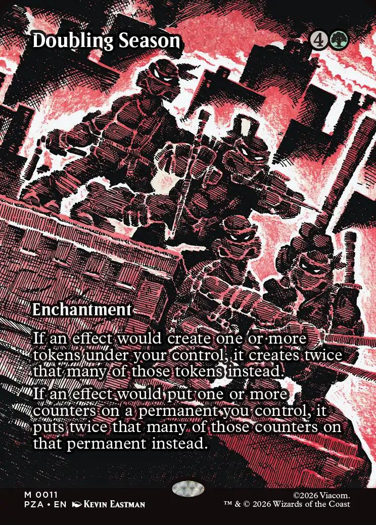 Teenage Mutant Ninja Turtles Source Material Cards Foil: Doubling Season