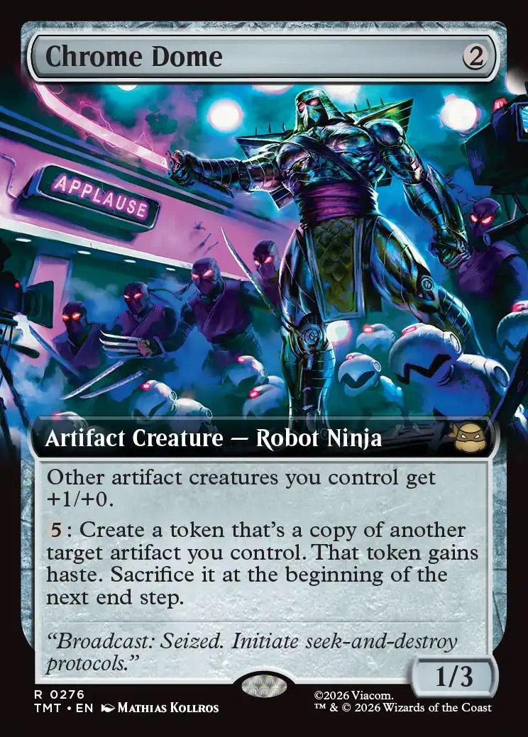Teenage Mutant Ninja Turtles Variants: Chrome Dome (0276 - Extended Art)