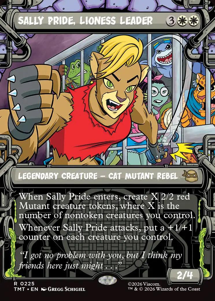Teenage Mutant Ninja Turtles Variants: Sally Pride, Lioness Leader ...