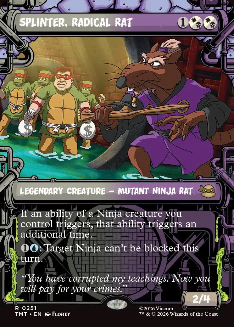 Teenage Mutant Ninja Turtles Variants: Splinter, Radical Rat (0251 ...