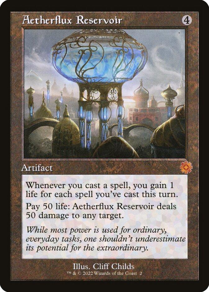 Aetherflux Reservoir | The Brothers' War Retro Artifacts | Card Kingdom