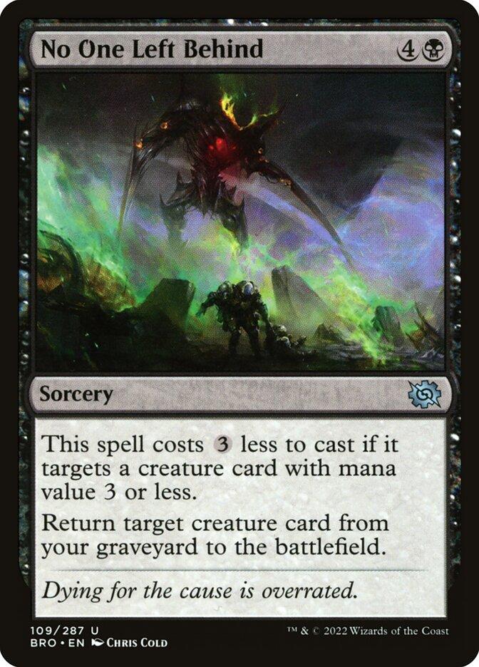 No One Left Behind | The Brothers' War | Standard | Card Kingdom