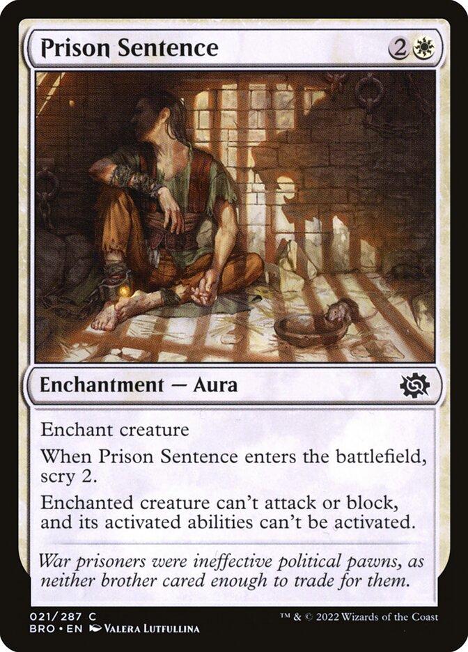 Prison Sentence | The Brothers' War | Standard | Card Kingdom