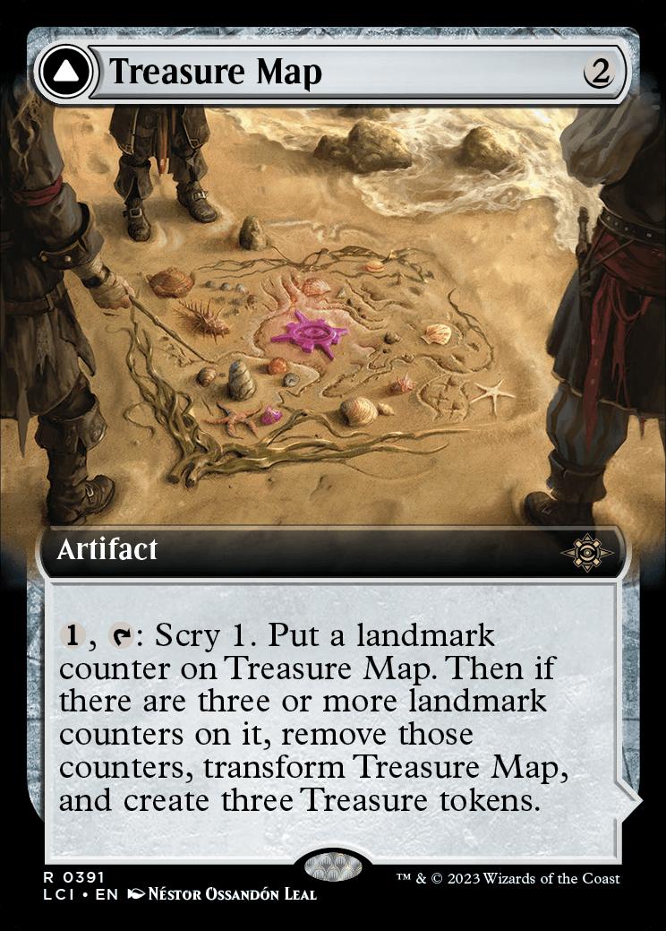 Treasure Map | The Lost Caverns of Ixalan Variants | Standard | Card ...