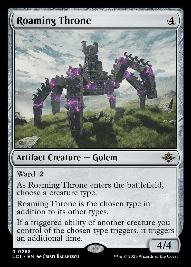 Roaming Throne The Lost Caverns Of Ixalan Standard Card Kingdom