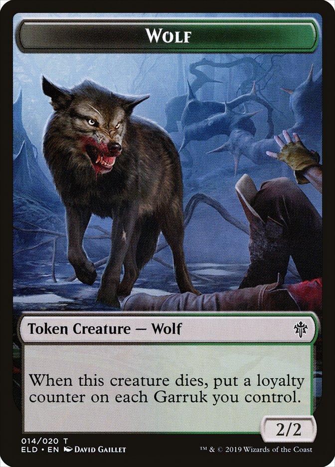 Wolf Token | Throne of Eldraine | Modern | Card Kingdom