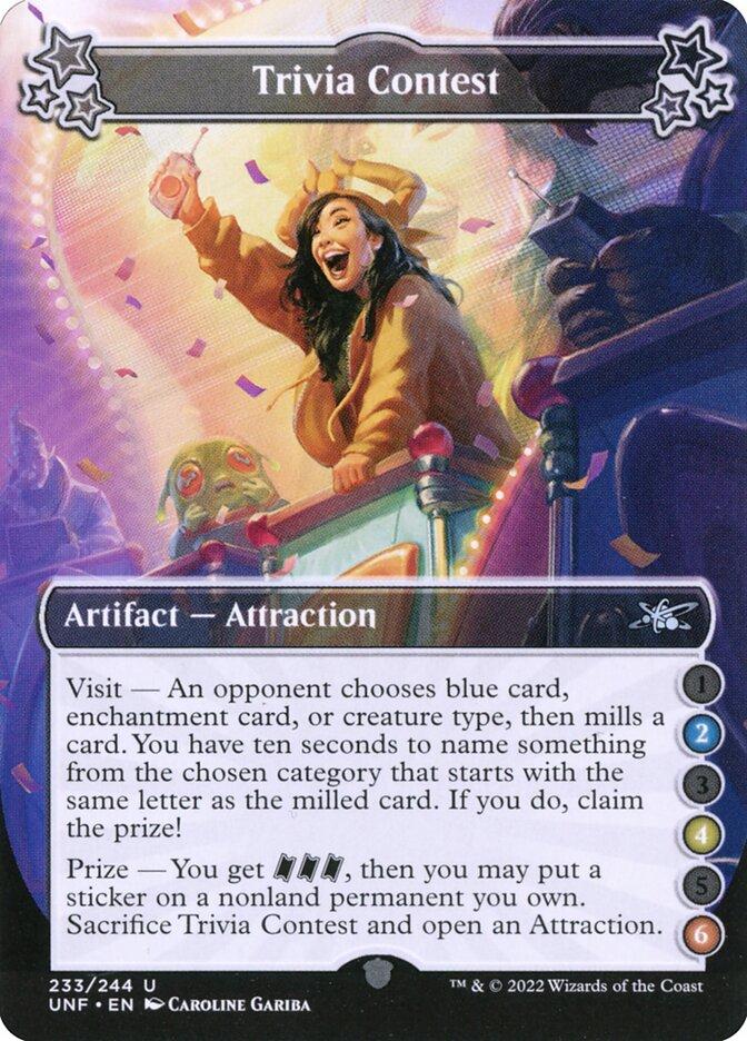 Trivia Contest | Unfinity | Card Kingdom