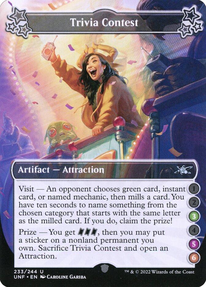 Trivia Contest | Unfinity | Card Kingdom