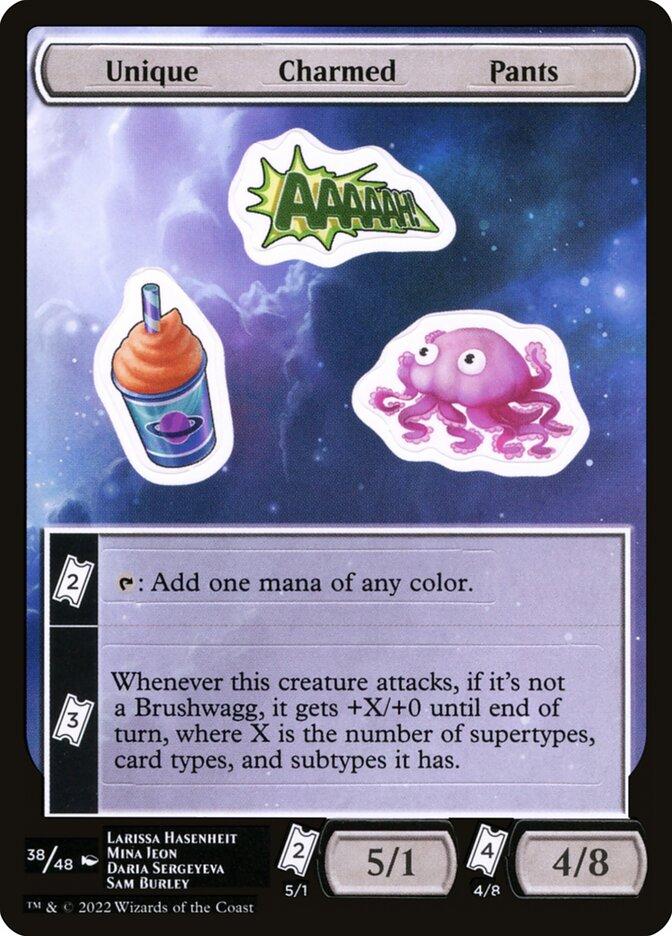 Unique Charmed Pants Sticker Sheet | Unfinity | Card Kingdom