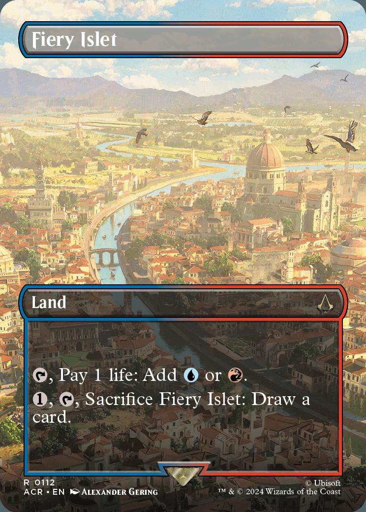 Fiery Islet | Universes Beyond: Assassin's Creed Variants Foil | Card ...