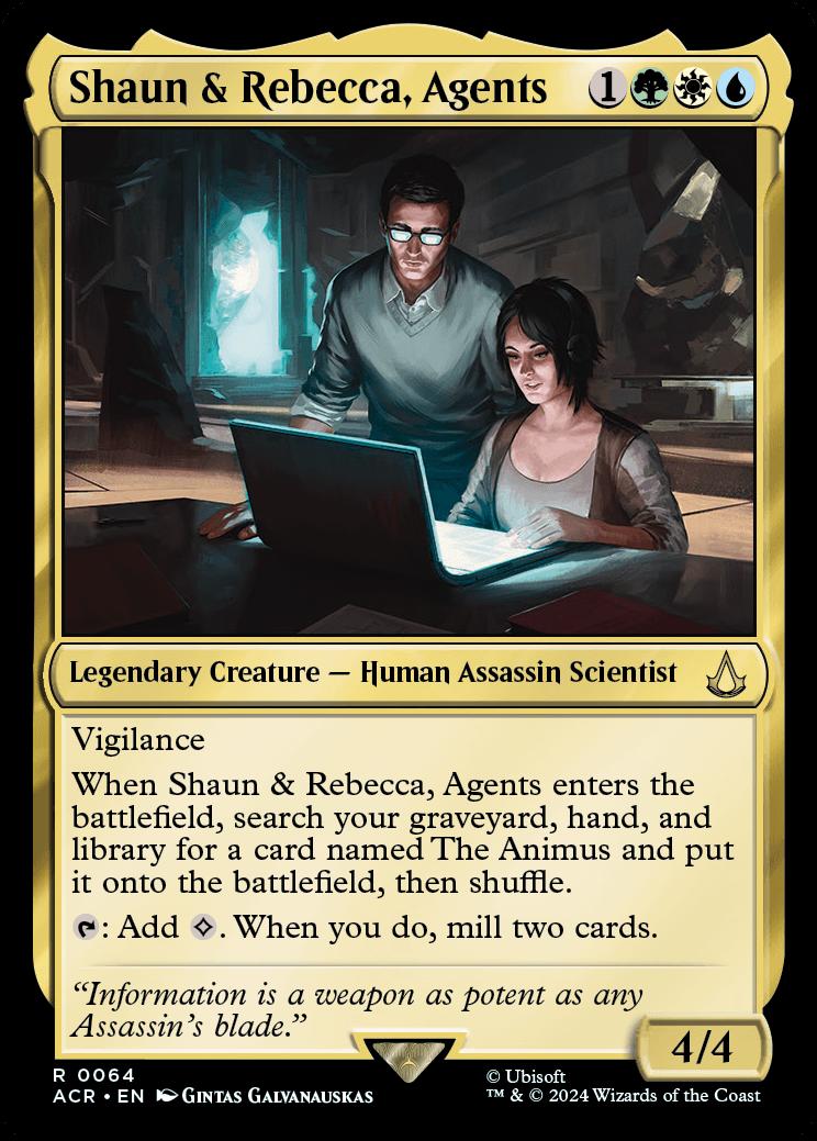 Shaun & Rebecca, Agents | Universes Beyond: Assassin's Creed | Card Kingdom