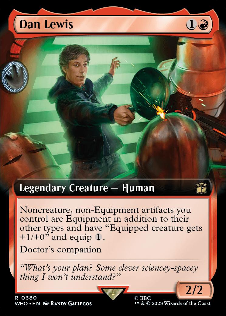 Dan Lewis | Universes Beyond: Doctor Who Variants Foil | Standard ...