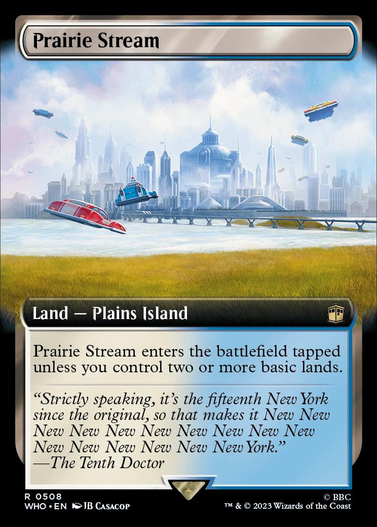 Prairie Stream | Universes Beyond: Doctor Who Variants Foil | Standard ...