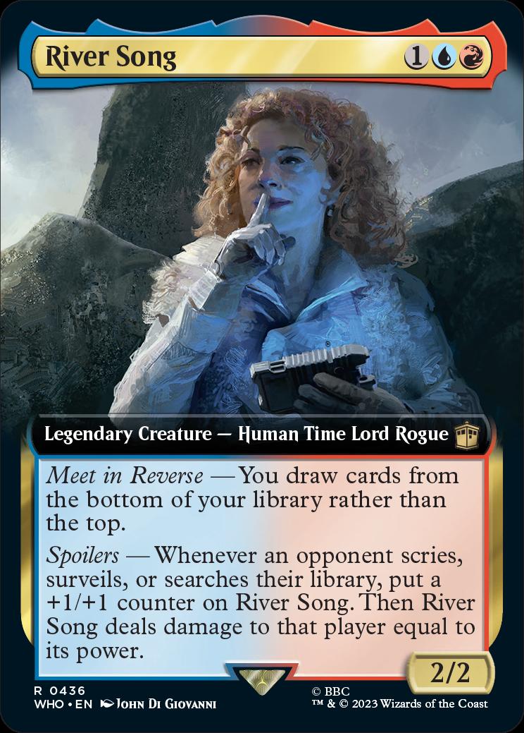 River Song | Universes Beyond: Doctor Who Variants Foil | Standard ...