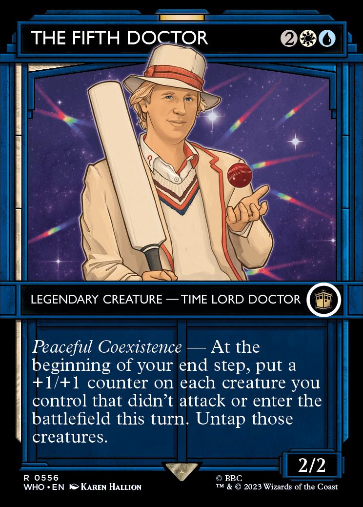 The Fifth Doctor | Universes Beyond: Doctor Who Variants Foil ...