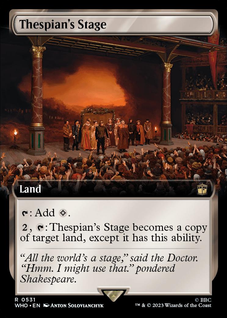 Thespian's Stage | Universes Beyond: Doctor Who Variants Foil ...