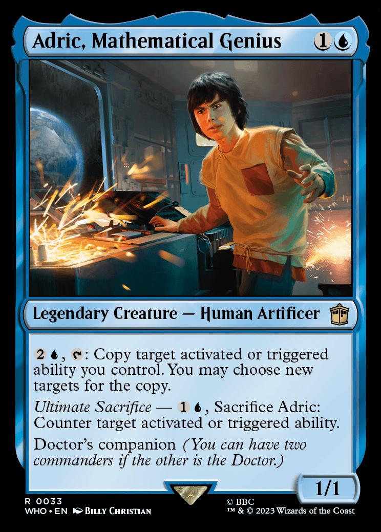 Adric, Mathematical Genius | Universes Beyond: Doctor Who | Standard ...