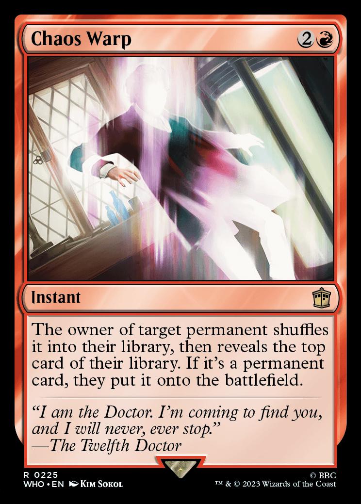 Chaos Warp | Universes Beyond: Doctor Who | Standard | Card Kingdom