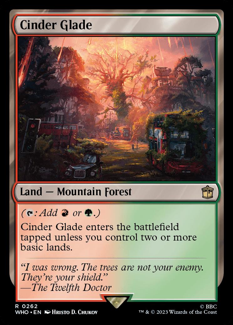 Cinder Glade | Universes Beyond: Doctor Who Foil | Standard | Card Kingdom