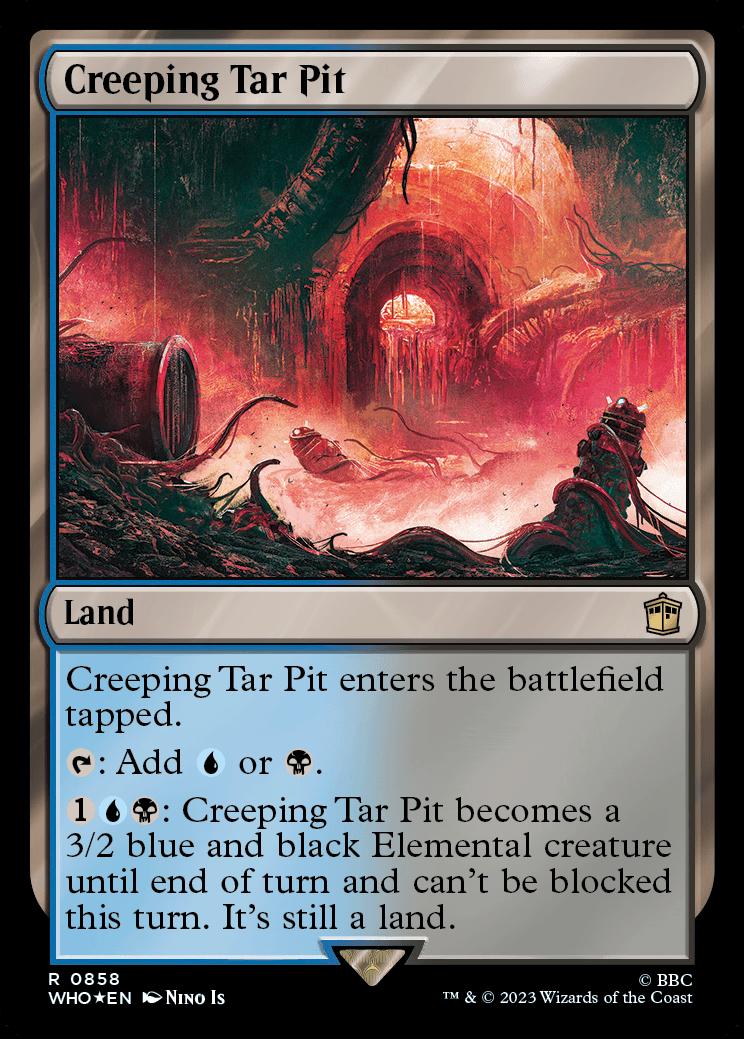 Creeping Tar Pit | Universes Beyond: Doctor Who Foil | Standard | Card ...