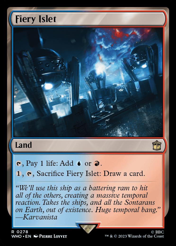 Fiery Islet | Universes Beyond: Doctor Who | Standard | Card Kingdom