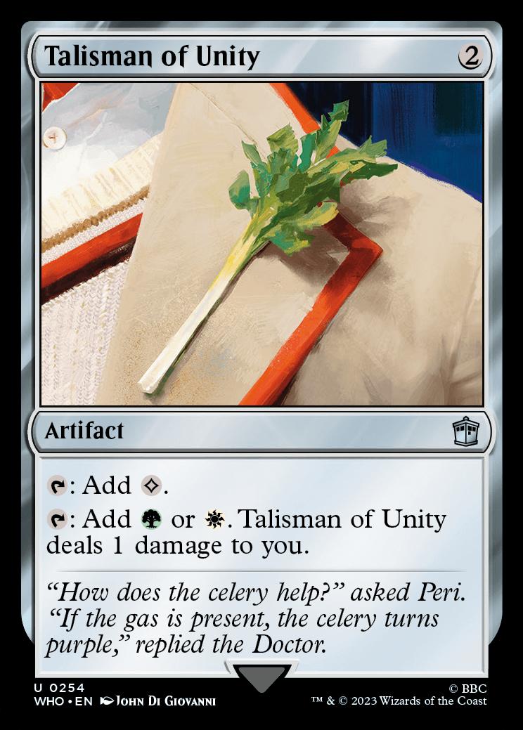 Talisman of Unity | Universes Beyond: Doctor Who | Standard | Card Kingdom