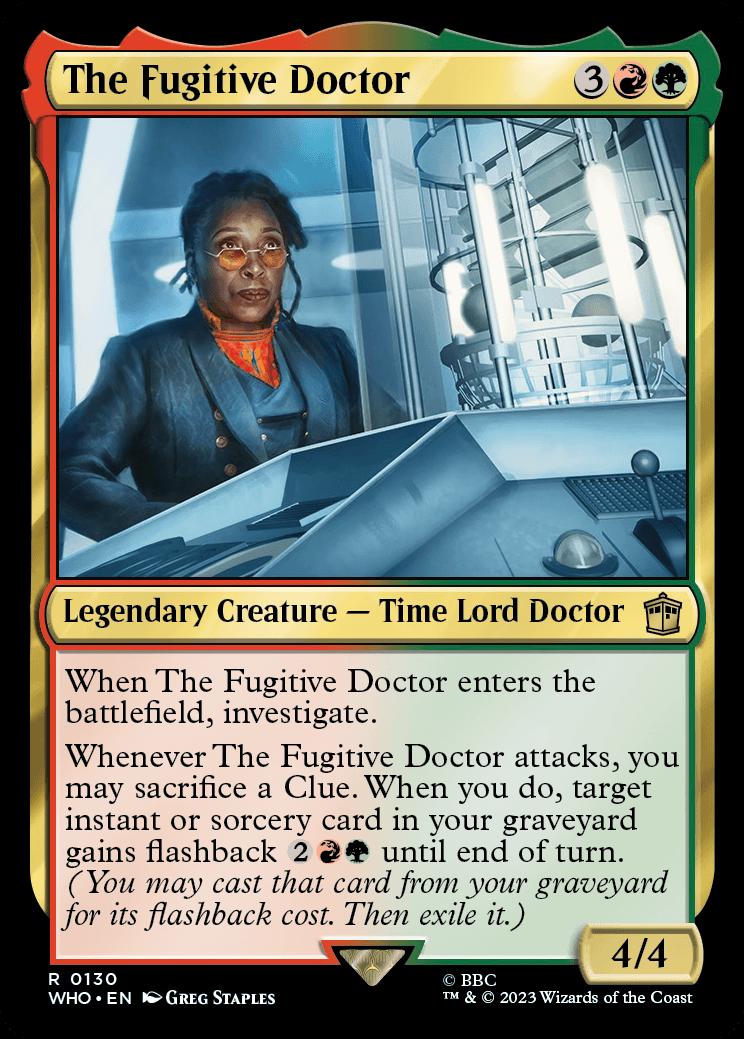 The Fugitive Doctor | Universes Beyond: Doctor Who | Standard | Card ...