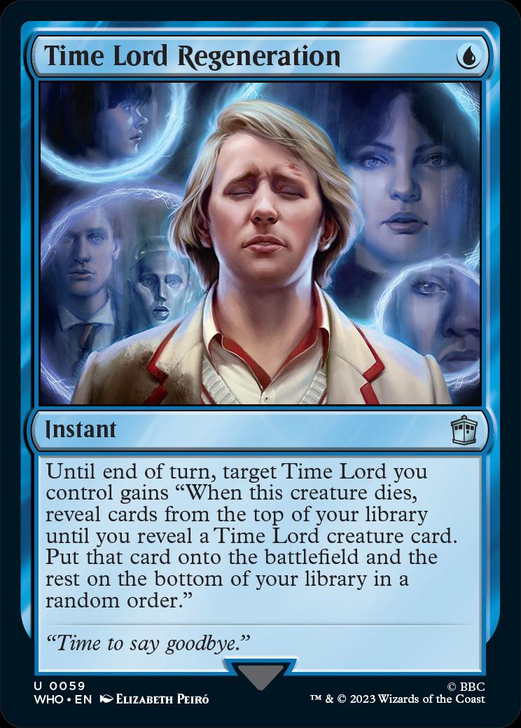 Time Lord Regeneration | Universes Beyond: Doctor Who Foil | Standard ...