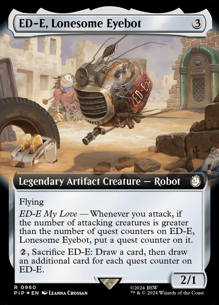 ED-E, Lonesome Eyebot | Universes Beyond: Fallout Variants Foil ...