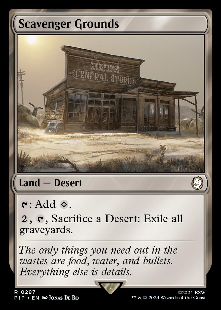 Scavenger Grounds | Universes Beyond: Fallout | Commander | Card Kingdom