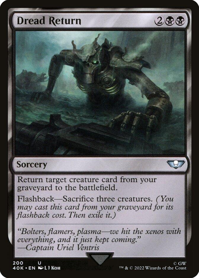Dread Return | Universes Beyond: Warhammer 40,000 | Commander | Card ...