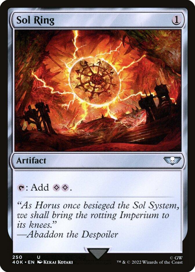 Sol Ring | Universes Beyond: Warhammer 40,000 | Commander | Card Kingdom