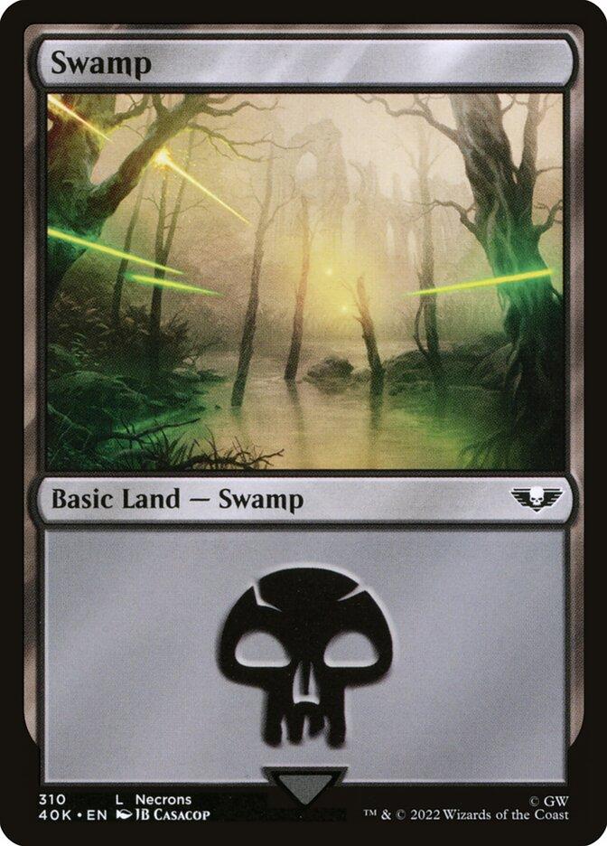Swamp | Universes Beyond: Warhammer 40,000 | Commander | Card Kingdom