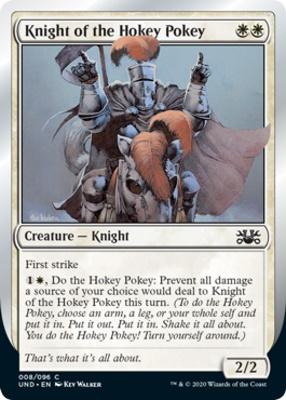 Knight of the Hokey Pokey Unsanctioned Magic The Gathering MTG Card Kingdom