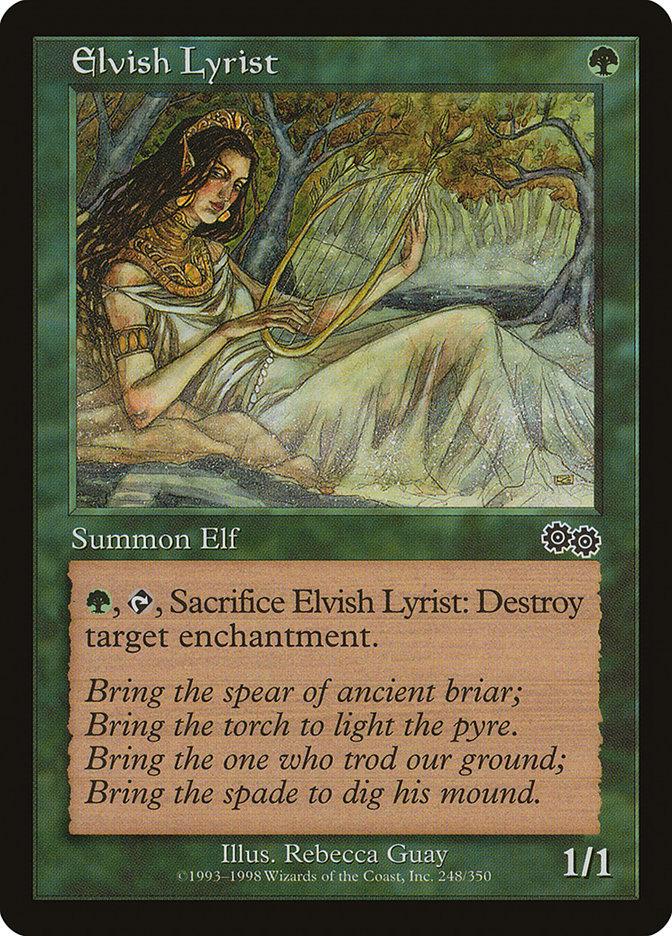 Elvish Lyrist | Urza's Saga | Card Kingdom