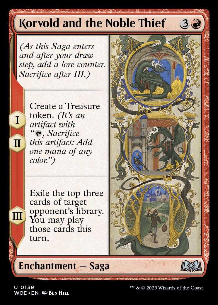Korvold and the Noble Thief | Wilds of Eldraine | Standard | Card Kingdom